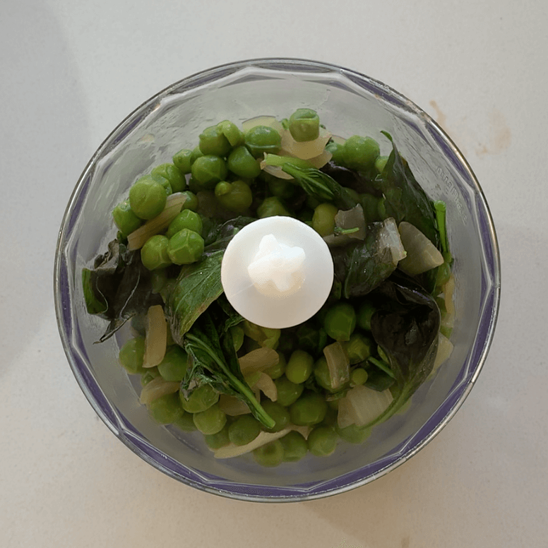 Spaghetti with Pea and Basil Sauce - Mon Mack Food