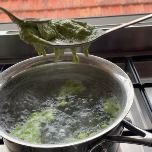 Spinach Spaetzle (German Egg Dumplings) - Mon Mack Food